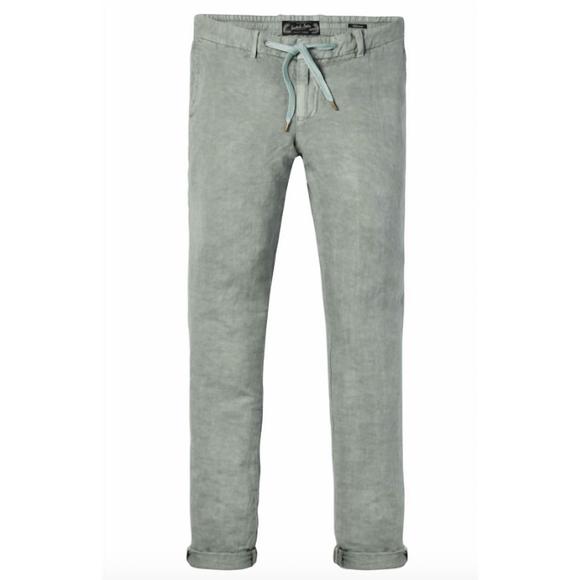Scotch & Soda | Pants | New Scotch Soda Men Linen Trousers In Seafood ...